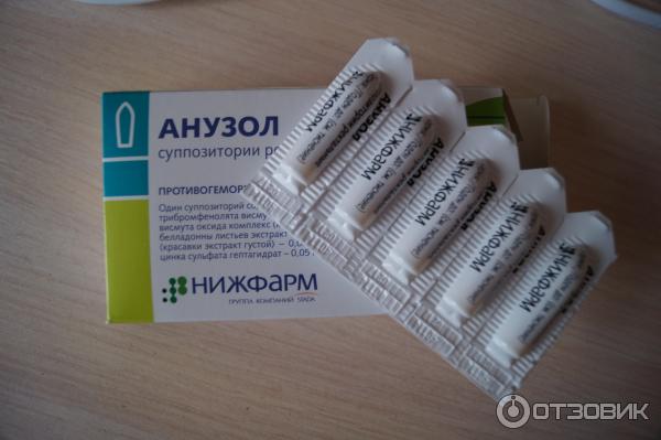 Отзыв о Противогеморроидальное средство Анузол | Дешево и помогает!