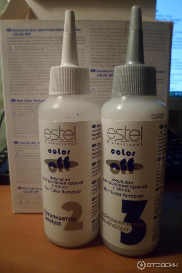 Отзыв о Эмульсия для удаления краски с волос Estel Color Off | О, мой ...