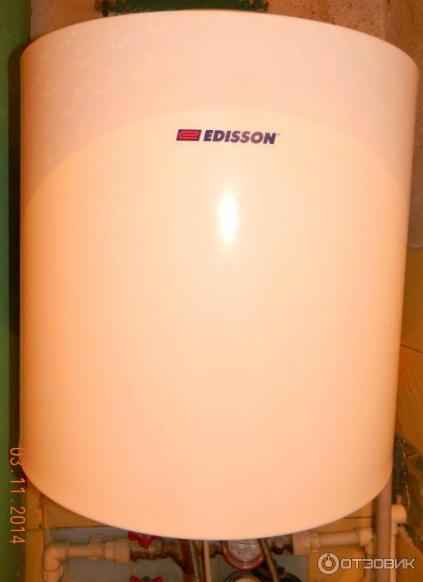 Отзыв о Водонагреватель накопительный Edisson ER 50V | Всегда горячая вода